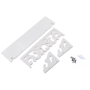 Mumusuki Wall Mounted Shelves Display, Shelf White Shelf for Wall Shelf Floating Storage Furniture Home Decor Stand