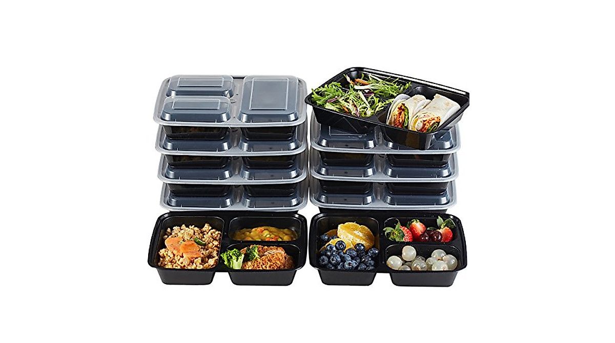 Nutribox 32oz Meal Prep Containers - 15 Pack Bento Box