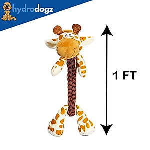 Hydrodogz [4 Pack Zoo Pals Rope Toys Animal Assortment Bundle for Small Medium and Large Dogs, Interactive Puppy Teething Durable Thick Chew Toys for Aggressive Chewers