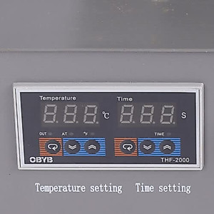 Dental Flexible Denture Machine 110V 400W Laboratory Equipment Electric Digital Display Dental Injection System Invisible Denture Injection Molding Machine