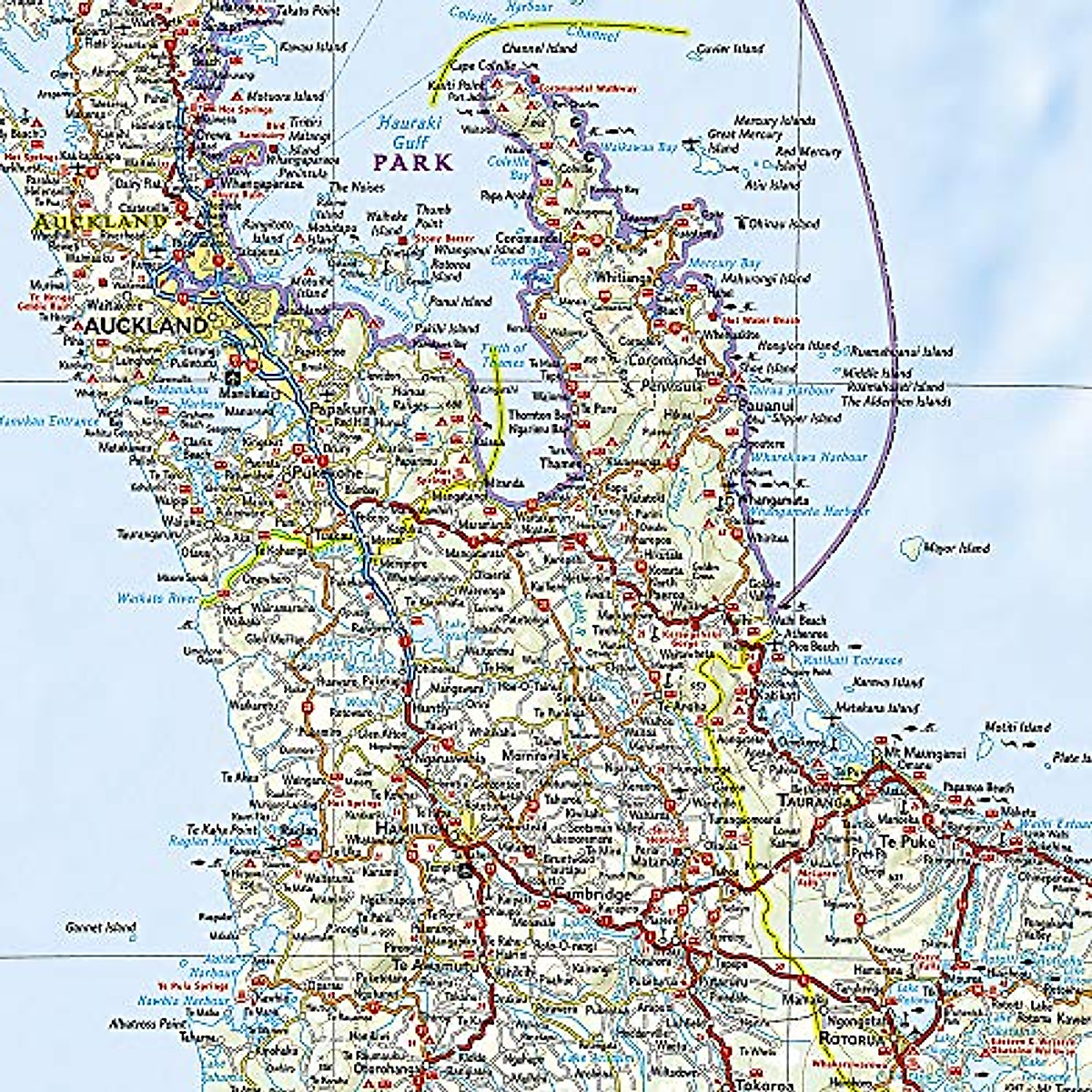 New Zealand Map (National Geographic Adventure Map, 3500)