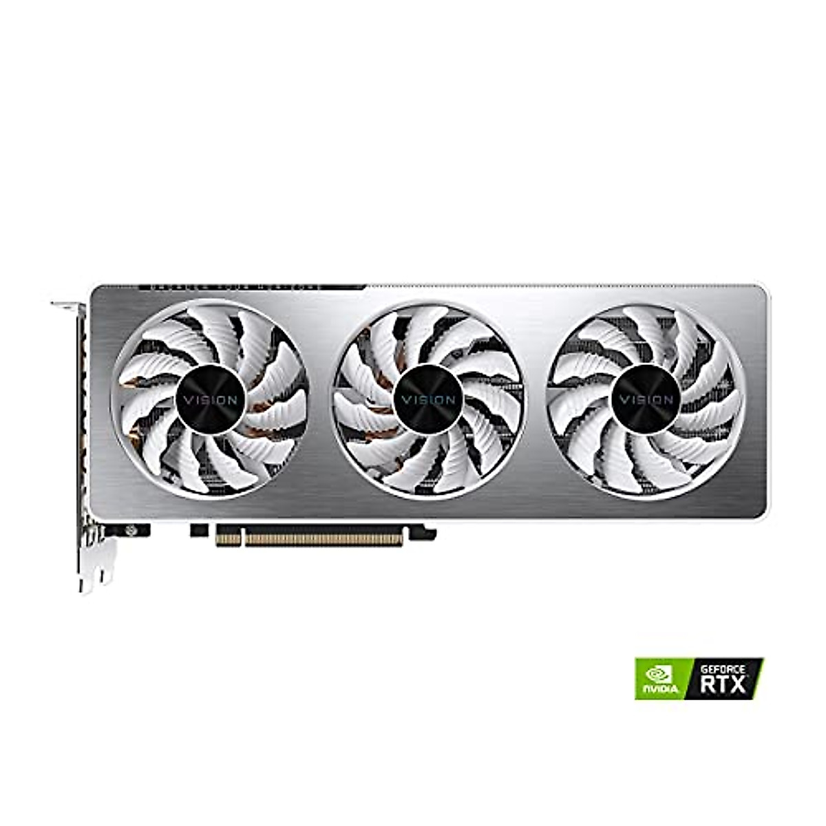 GIGABYTE GeForce RTX 3060 Ti Vision OC 8G Graphics Card, WINDFORCE 3X Cooling System, LHR, 8GB 256-bit GDDR6, GV-N306TVISION OC-8GD REV2.0 Video Card