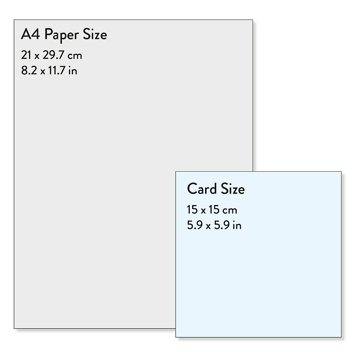 Old English Co. Friends are Family Card - Heartfelt Hand-lettered Friendship Card for Special Person | BFF Birthday card For Men and Women | Blank Inside & Envelope Included