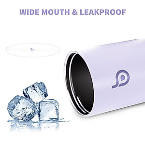 BOTTLE BOTTLE Kids Water Bottles 12 oz Insulated Water Bottles for School with Leak Proof Lid Double Wall Vacuum Stainless Steel Water Bottle Keep Hot and Cold for Boys Girls Travel (purple)