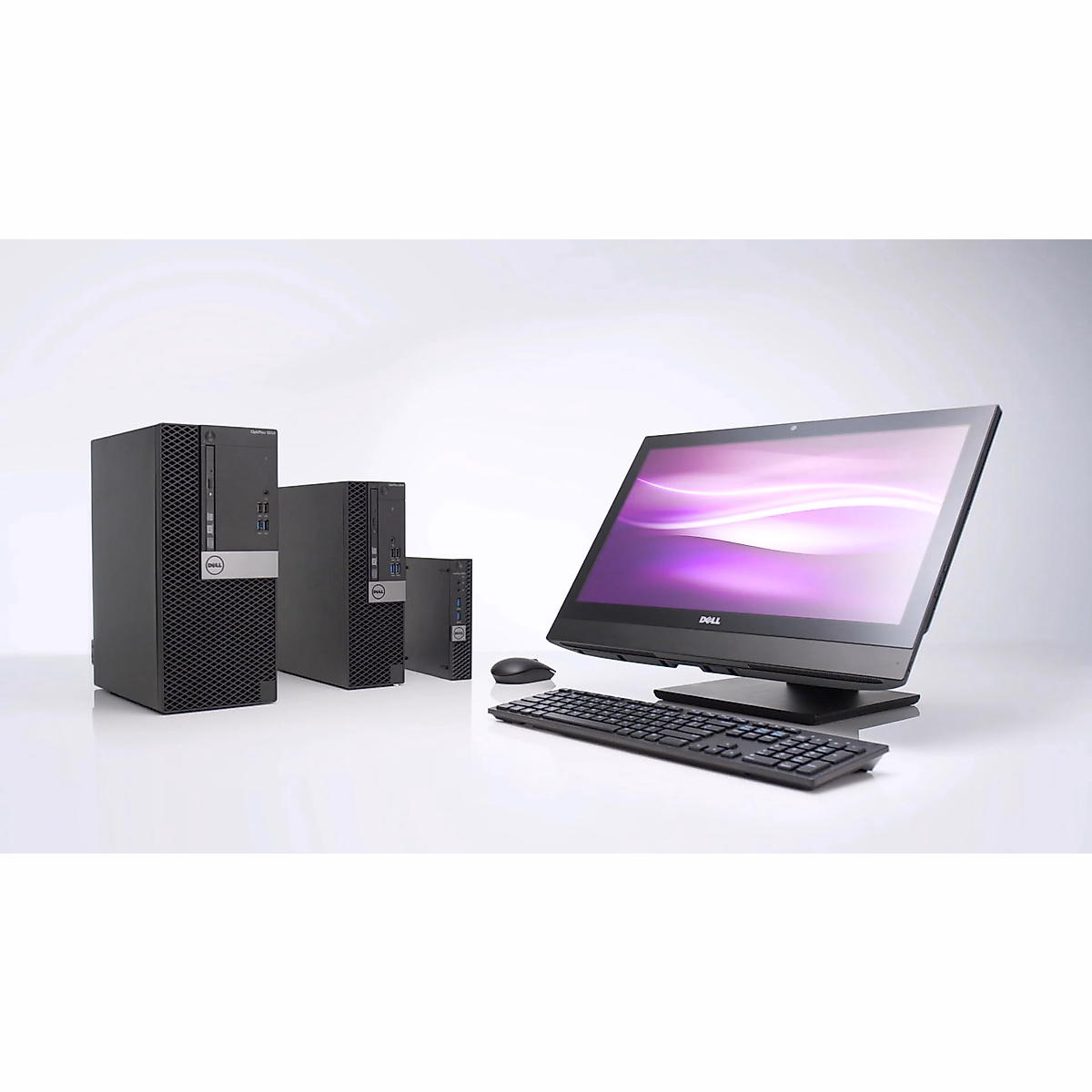 Dell 5050 Business Small Desktop Computer - Quad Core Intel i5 7th Gen, 16GB RAM, 256GB SSD, New Keyboard, Mouse, WiFi Adapter, Windows 10 Professional (Renewed)