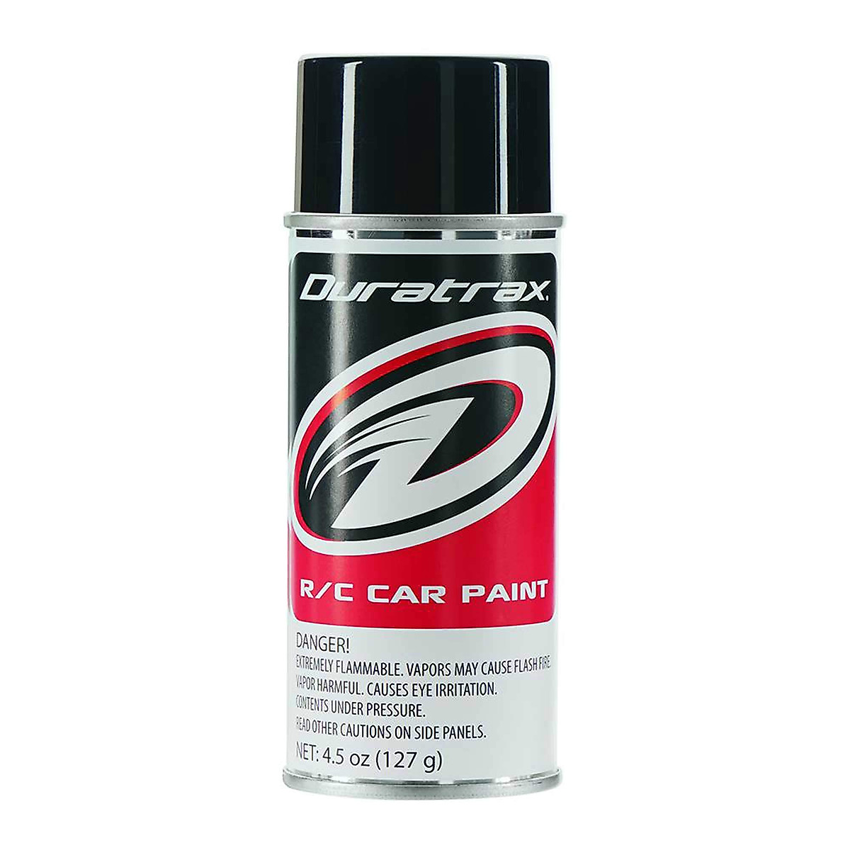 Duratrax Polycarbonate Radio Control Vehicle Body Spray Paint, 4.5 Ounces, Basic Black