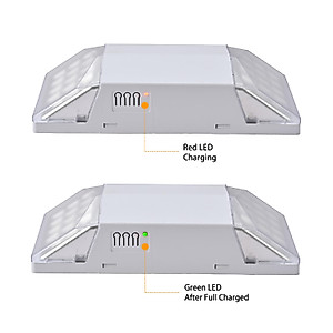 Apmeetlux Emergency Lights for Business,4Hours 300lm Plug Emergency Lights for Home Power Failure Outage,LED Emergency Exit Lighting Fixtures with Battery Backup AC85-277V