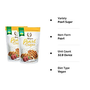 Waffle Pantry® Belgian Pearl Sugar, 16 oz (Pack of 2)