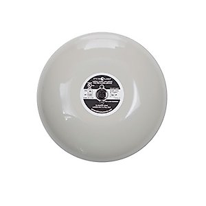 Pyramid Signal Bell, Wall Mount, 24VDC, 8 in Dia, Grey (41392)