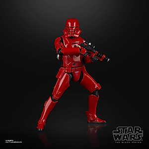 STAR WARS The Black Series Sith Jet Trooper Toy 6-inch Scale The Rise of Skywalker Collectible Action Figure, Kids Ages 4 and Up, Red