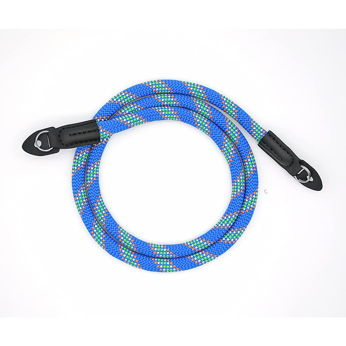 Eorefo Camera Strap Vintage 100cm Nylon Climbing Rope Camera Neck Shoulder Strap for Micro Single and DSLR Camera(Blue)
