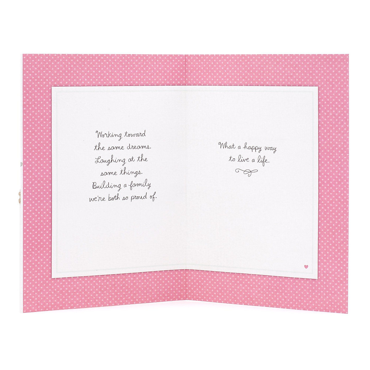 Hallmark Romantic Mothers Day Card or Birthday Card for Wife (What a Happy Way to Live a Life) (0599MBC9495)