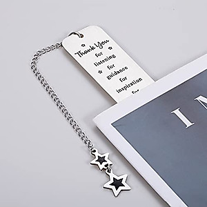 Thank You Gift Bookmark for Mentor Boss Supervisor Teachers Leaving Going Away Retirement Gifts for Colleague Coworker Appreciation Gift for Coach Christmas Birthday Present for Mom Dad Women Men
