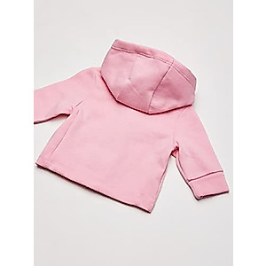 Hanes, Zippin Soft 4-Way Stretch Fleece Hoodie, Babies and Toddlers, Precious Pink/Pink Freeze, 18-24 Months