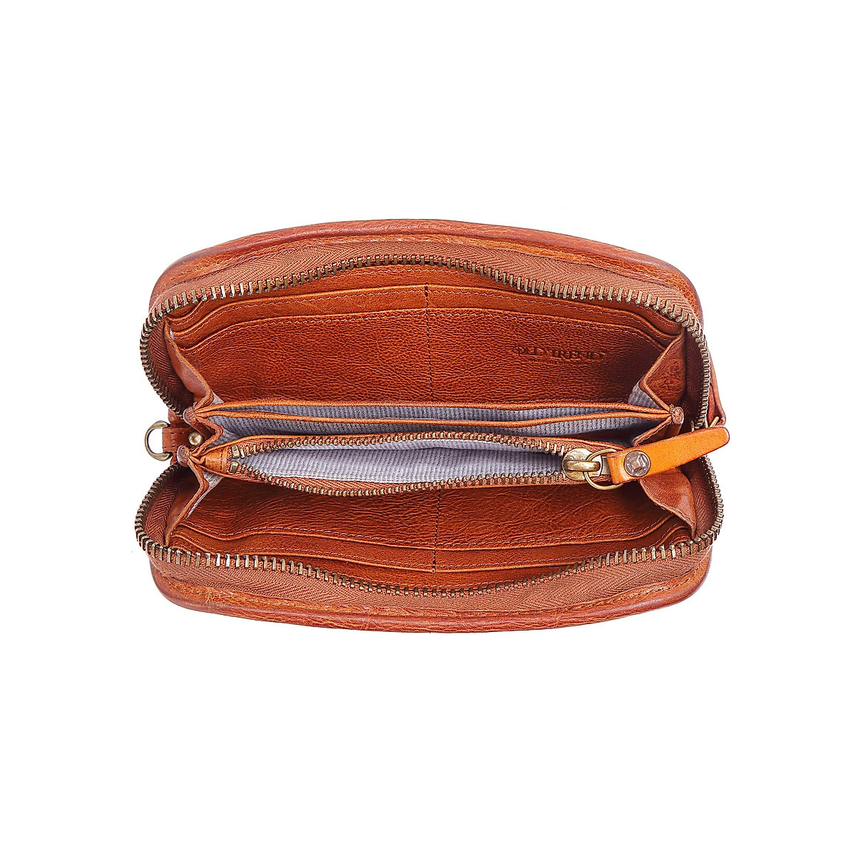 OLD TREND Genuine Leather Golden Mola Clutch