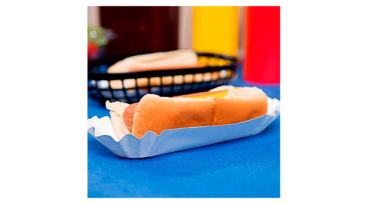 50 PCS Hot Dog Trays - Perfect for Parties & Picnics