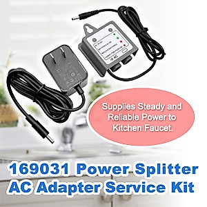AC Adapter Compatible with Moen 169031 Optional AC Adapter Service Kit Fit for MotionSense Series Kitchen Faucets
