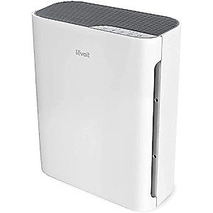 LEVOIT Air Purifiers for Home Large Room, H13 True HEPA Filter Cleaner with Washable Filter for Allergies, Smoke, Dust, Pollen, Quiet Odor Eliminators for Bedroom, Pet Hair Remover, Vital 100, White