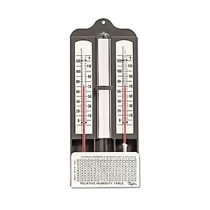 Taylor Precision 5525J1 Permacolor Mercury-Free Hygrometer
