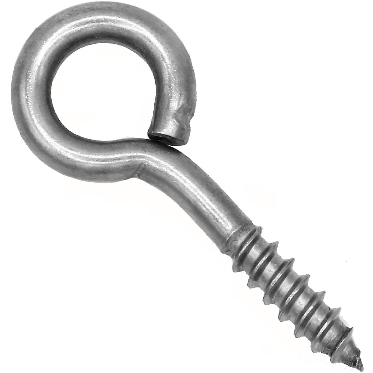 12-Pack 316 Stainless Steel Eye Bolt Eye Hook Heavy Duty Screw Eye Lag Thread Eye 2.1 inches Eye Bolt