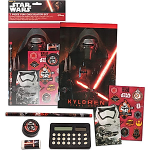 Mandalorian Backpack and Lunch Box Set Boys Girls Kids ~ 10+ Pc Bundle With Baby Yoda School Bag, Insulated Lunch Bag, Stationary Set, Stickers and More! (Star Wars School Supplies)