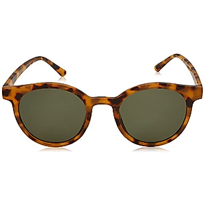 A.J. Morgan unisex adult Low Key Sunglasses, Antique Tortoise, 51 mm US