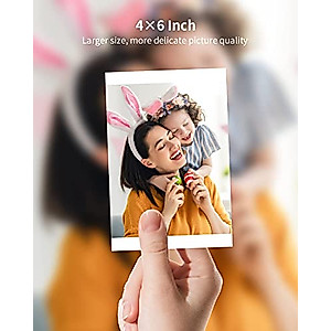Bluetooth Photo Printer 4×6’’, Portable Instant Picture Printer for iPhone/Smart Phone, Compatible with iOS and Android Device
