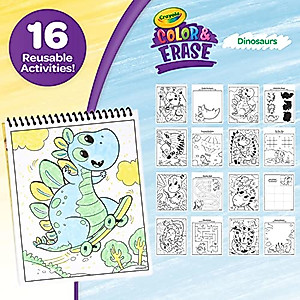 Crayola Color & Erase Reusable Activity Pad, Variety Pack, Toddler Coloring, Easter Basket Stuffers, Gift for Kids, 3, 4, 5, 6 [Amazon Exclusive]