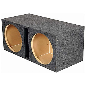 Qpower 2 Hole 15" Vented Woofer Box with 1" MDF face