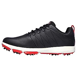 Skechers NEW Mens Go Golf Pro 4 Legacy Golf Shoes 214001 Black/Red Sz 8 X-Wide