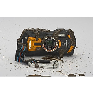 Pentax Optio WG-2 GPS Orange Adventure Series 16 MP Waterproof Digital Camera with 5 X Optical Zoom and GPS