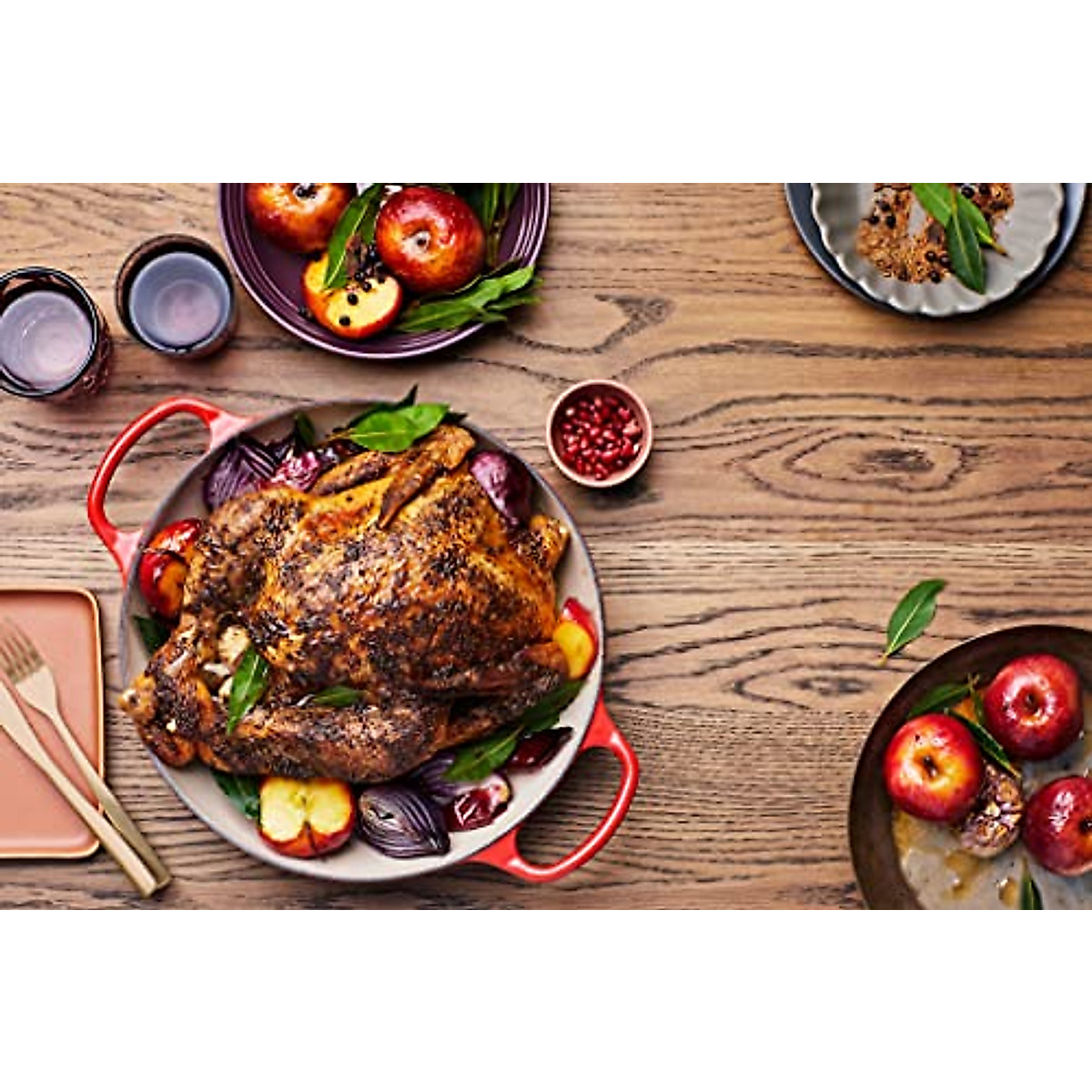 Le Creuset Enameled Cast Iron Signature Braiser, 3.5 qt., Cerise