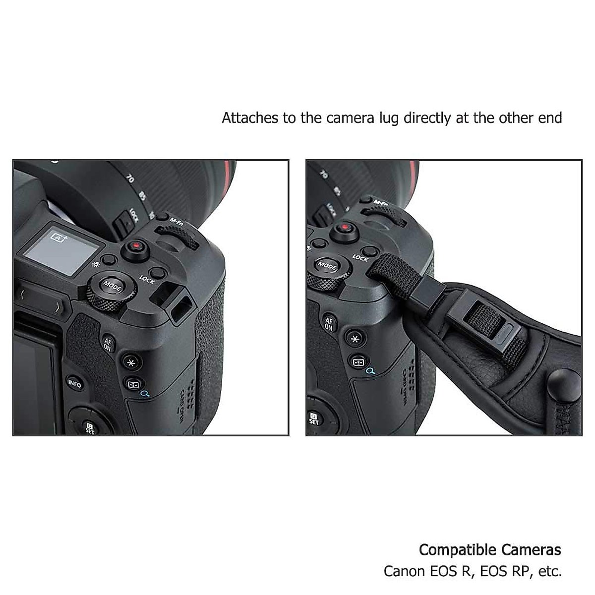 Mirrorless Camera Hand Grip Strap for Leica Q3 43 Canon EOS R8 R6 Mark II R10 R7 R3 R5 C R6 R RP M50 II for Nikon Z50II Zf Z f Z8 Z30 Z fc Z6 Z7 II Z50 for Fuji XS20 XT5 XH2S XT4 S5II S1R Olympus OM-5