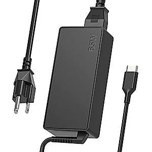 Universal USB Type C 65W 45W Laptop Charger Compatible with Lenovo, Dell, Hp, Acer, chromebook, Asus, Samsung, Sony Computer Charger Fast Charging Type C AC Adapter Power Cord Supply