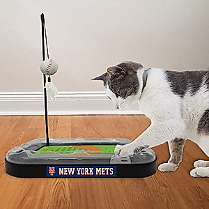 Pets First New York Mets Baseball Cat Scratcher Toy