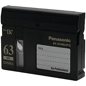 Panasonic AY DVM63MQ - Master - Mini DV tape - 10 x 63min [Electronics]