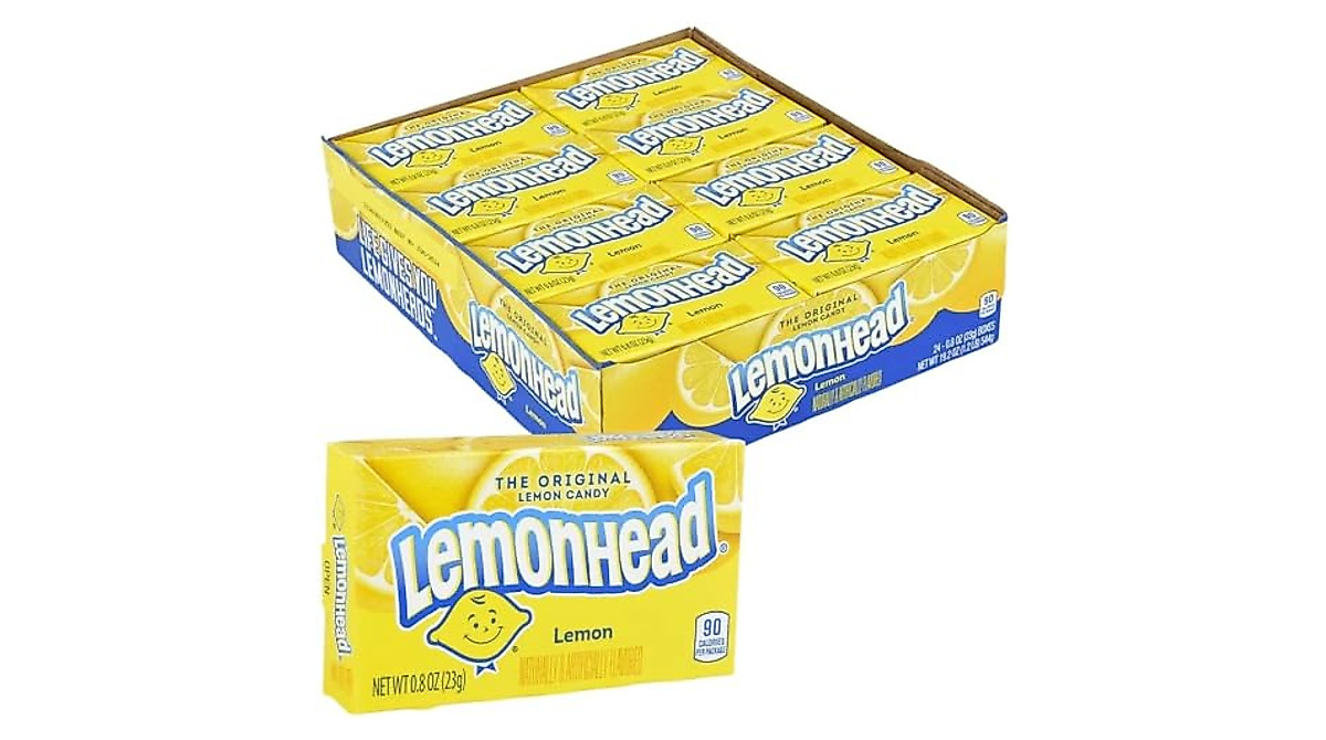 Lemonhead Hard Lemon Candy - Tangy Treats Pack of 24