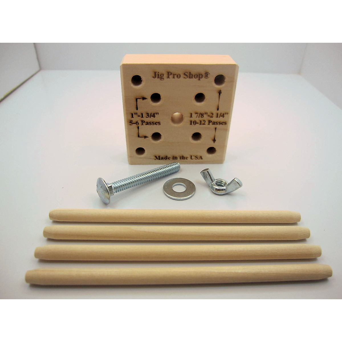 Jig Pro Shop 10" Pocket Pro w/Multi-Monkey Paracord Bracelet Jig