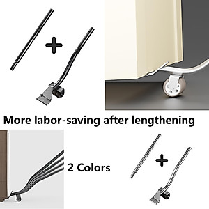 Furniture Lifter Mover Tool by ONEON, 24" Furniture Lifter for Use with Furniture Sliders & Furniture Movers (Black)