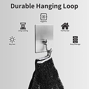 4 Pairs 8 Pcs Exfoliating Gloves for Shower - Premium Bath Gloves - Body Scrubber Gloves for Shower, Spa, Massage, Body Scrubs, Remove Dead Skin, Deep Cleaning