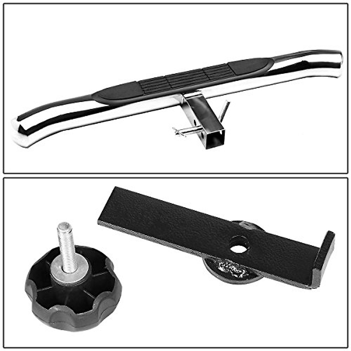 DNA MOTORING HITST-2-3-222-SS Class III 3" Hitch Step,Chrome