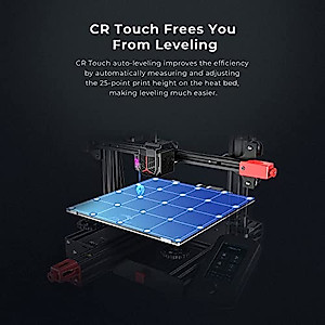 Official Creality Ender 3 Max Neo FDM 3D Printer Ender 3 Max Upgraded with CR Touch Automatic Leveling Dual Z-axis Red Metal Extruder 32-bit Silent Mainboard 11.8 x 11.8 x 12.6 Build Volume