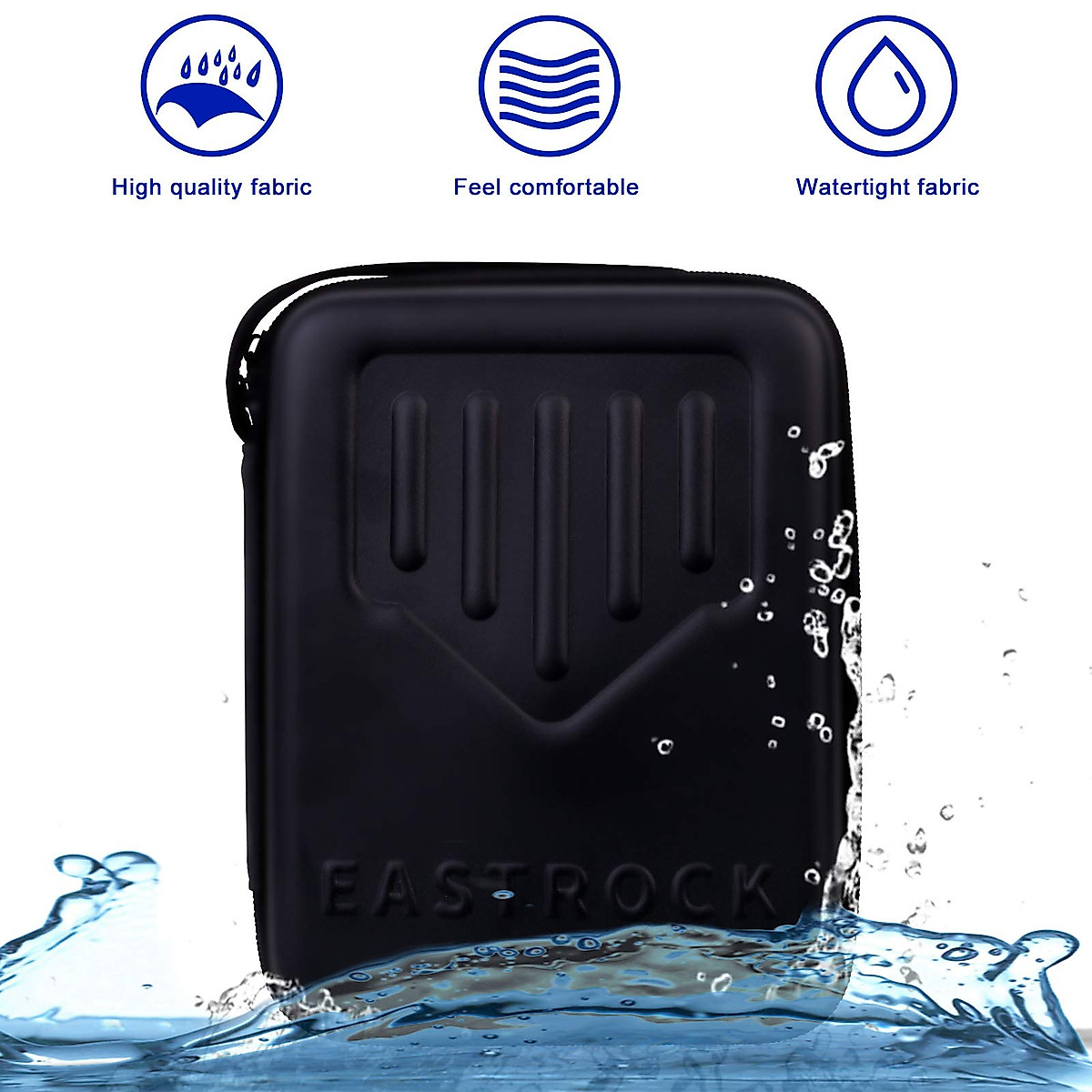 EASTROCK 17 Key Electric Kalimba Thumb Piano Built-in Pickup Professional Electric Kalimba Finger Piano for Kid Adults Beginners Professional (Mahogany Hand Rest EQ)