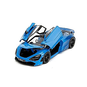 Pink Slips 1:24 McLaren 720S Die-Cast Car, Toys for Kids and Adults(Blue)