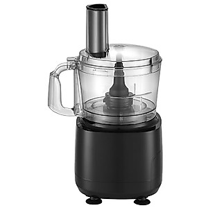 VEVOR Food Processor, 9 Cup Small Vegetable Chopper, 600 Watts 2 Speed Electric Meat Processors, 10Pcs Blade & Disc, Built-in Storage Drawer, Large Feed Chute & Pusher, Slice, Shred, Puree, dough