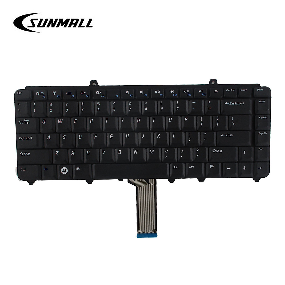 SUNMALL Keyboard Replacement Compatible with Dell Inspiron 1545 1525 1420 Laptop US Black
