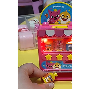 Kids Baby Cute Shark Family Mini Drink Vending Machine Toy+2Cheese#.3 Tissue