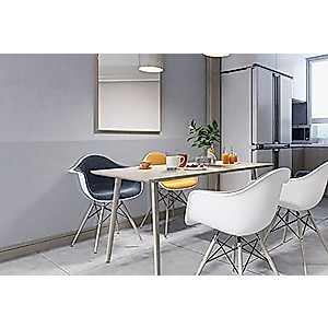 BESNUT Clear Wall Protector Film Self Adhesive Removable Vinyl, Oil Proof Waterproof Kitchen Sticker, PVC Contact Paper Wallpaper Peel and Stick, Transparent Backsplash (Size : 45x200cm)