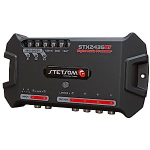 Stetsom STX 2436 Bluetooth DSP - Digital Signal Processor, DSP, Equalizer, Exclusive APP, Band Graphic, High Precision Crossover, Filters, Voltmeter, Limiter, Digital Audio Processor