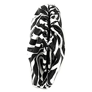 Women's Zebra Print Pouch Bag Cloud-Shaped Dumpling Clutch Toothpick Pattern Anti-Scratch Purse Ruched Leather Shoulder bag (Zebra)